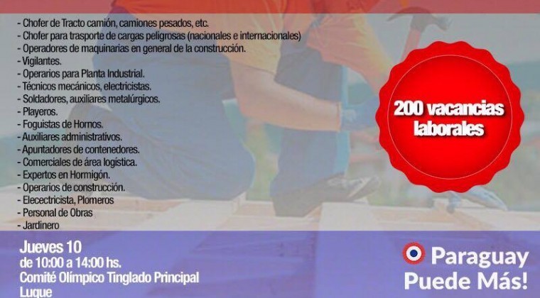 Diario HOY | 200 vacancias laborales en feria de empleo
