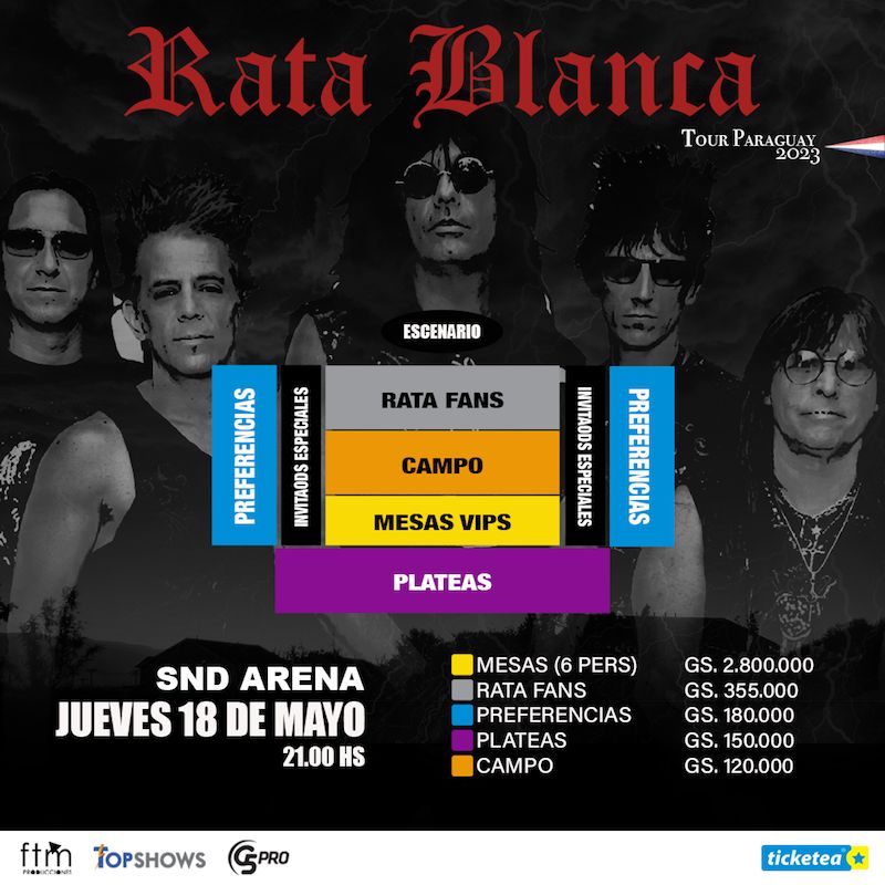 Diario HOY | Rata Blanca volverá con su destacado hard rock a Paraguay