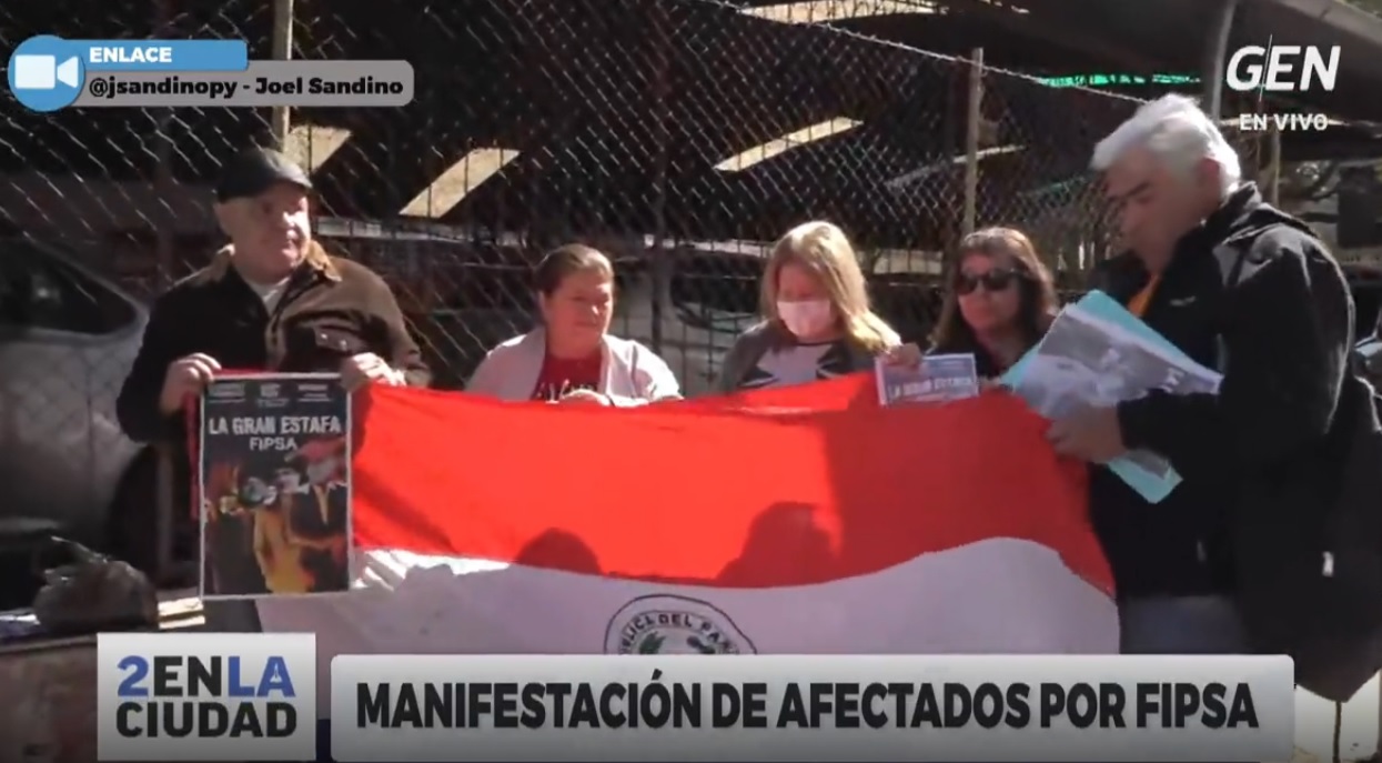 Diario HOY | Estafados por FIPSA se manifestaron para exigir respuestas ...